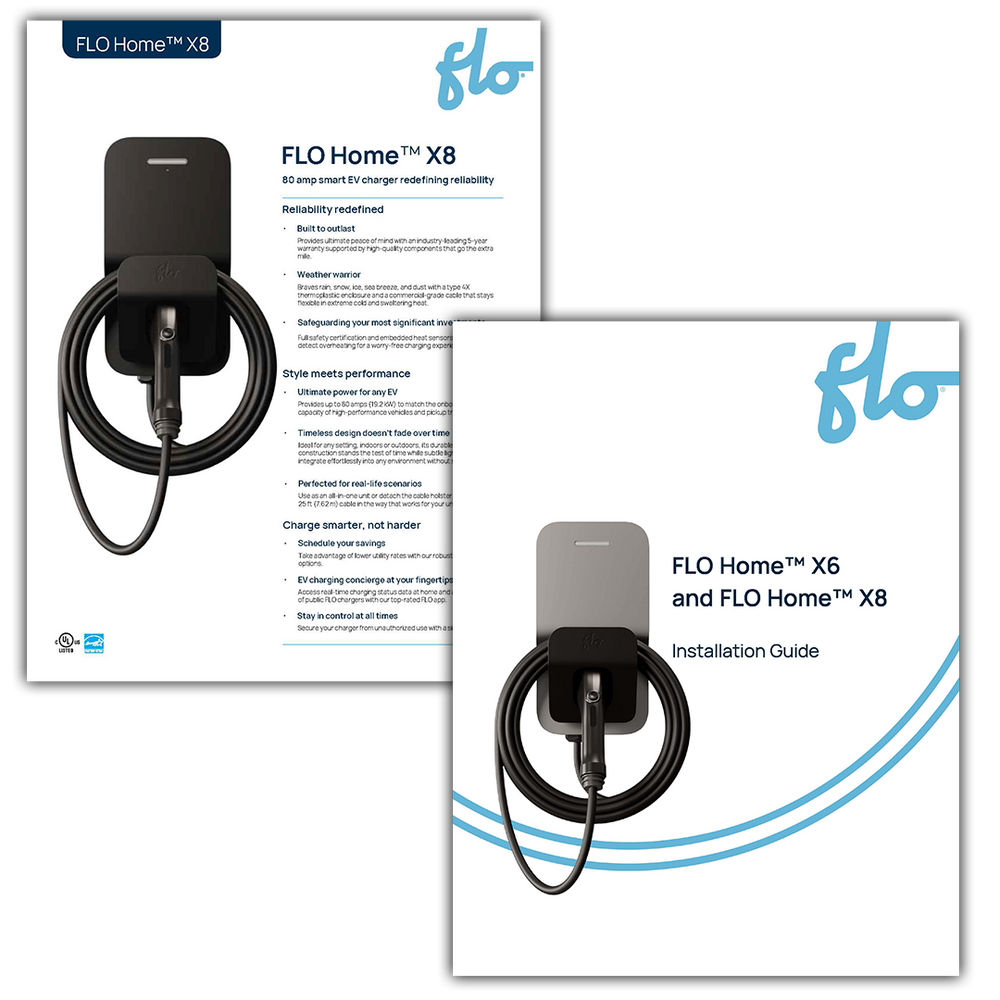 FLO Home X8 - residential charging station | FLO Store